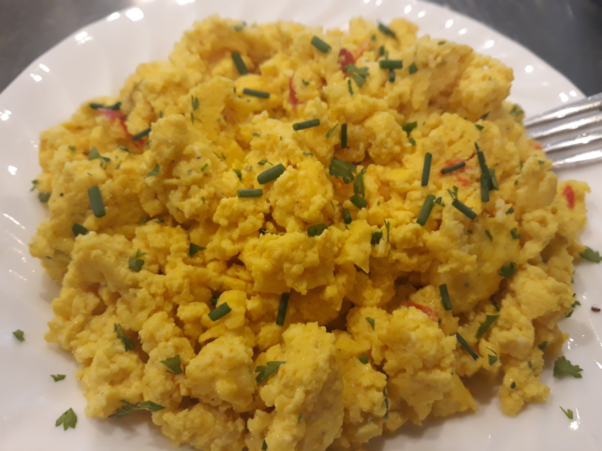 Cheesy Egg Scramble - Jacob Rohrbach Inn (Sharpsburg, Maryland)